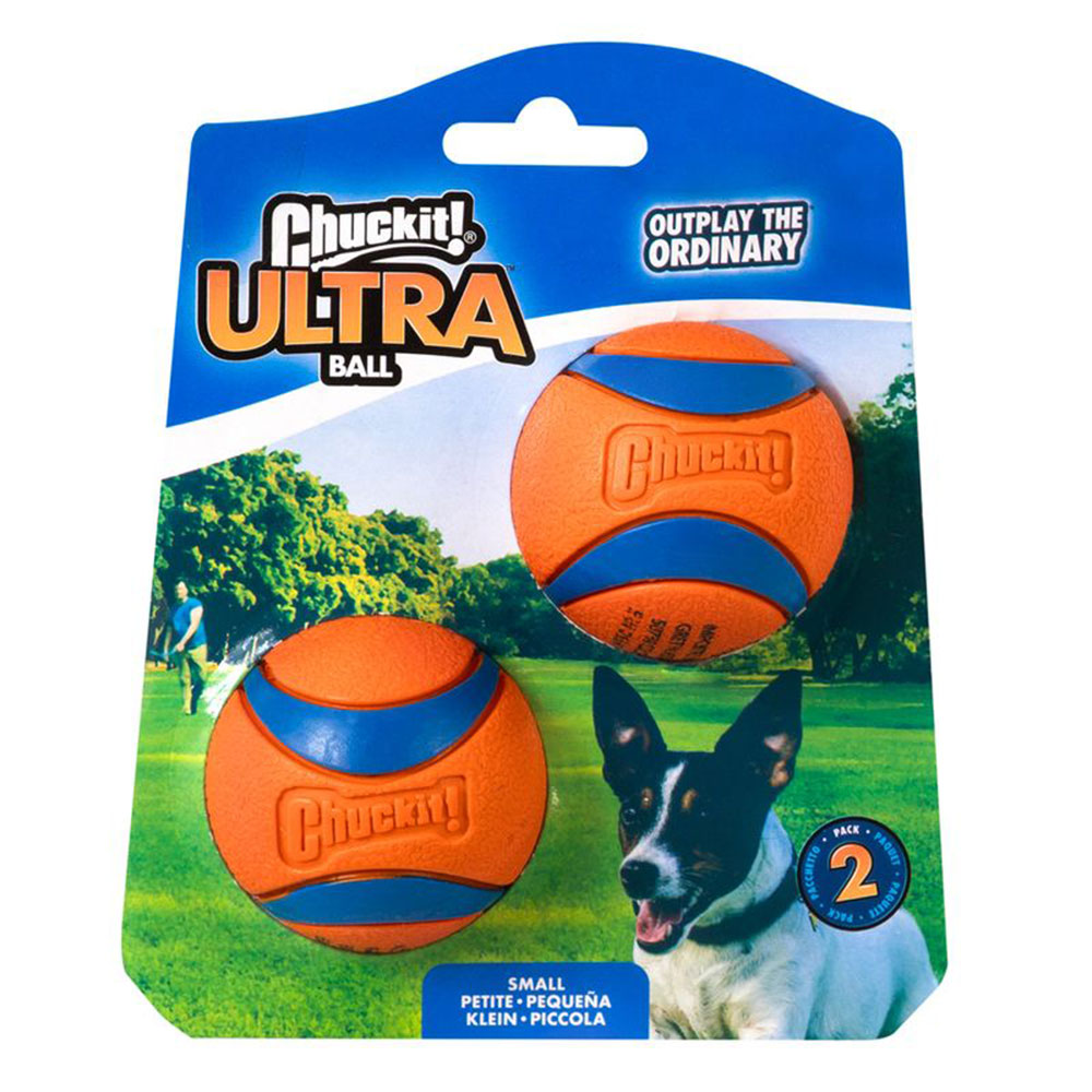 CHUCKIT! Ultra Ball Small, 2 Pack • Shop Online at Petmania
